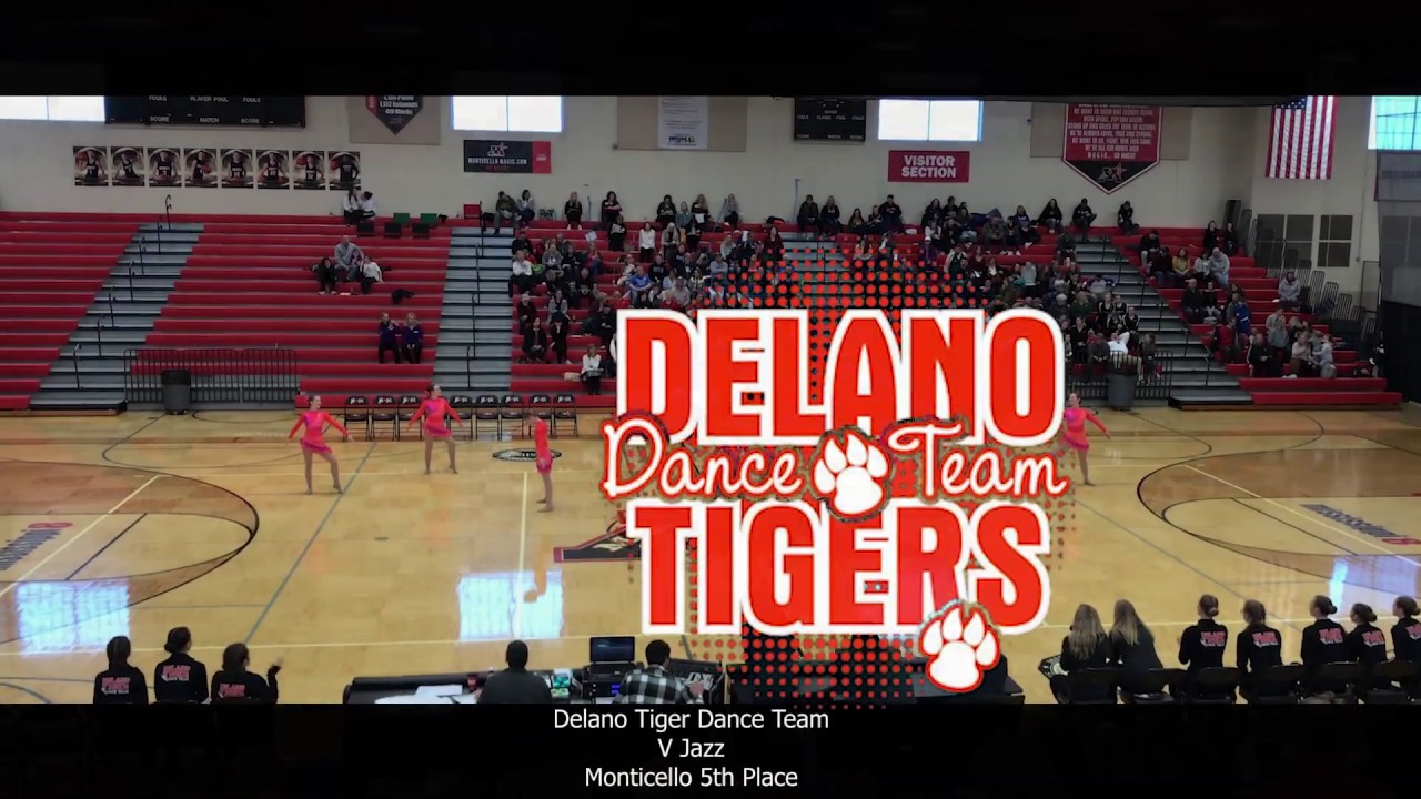 Delano Tiger Dance Team, Varsity Jazz, Monticello - YouTube