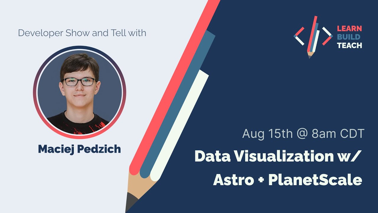 Data Visualization with Astro, PlanetScale, and Drizzle (Developer Show ...