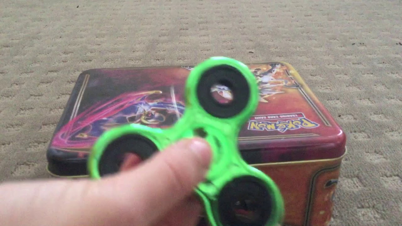 Let's see how many fidget spinners can we stack - YouTube