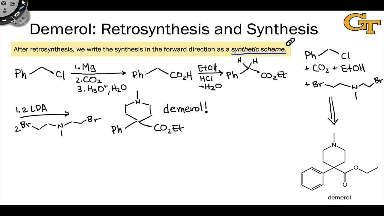 Synthesis of Demerol - YouTube