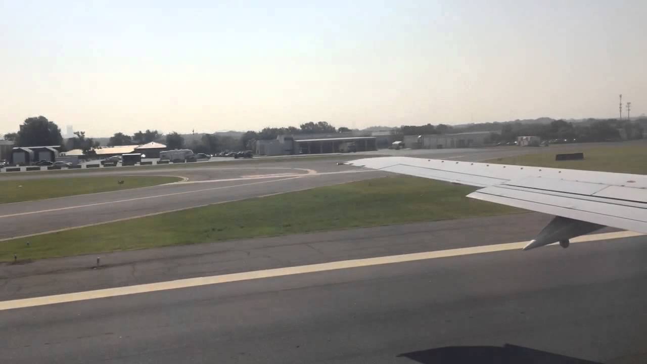 Taking off from CLT to FLL, US Airways 734 - YouTube