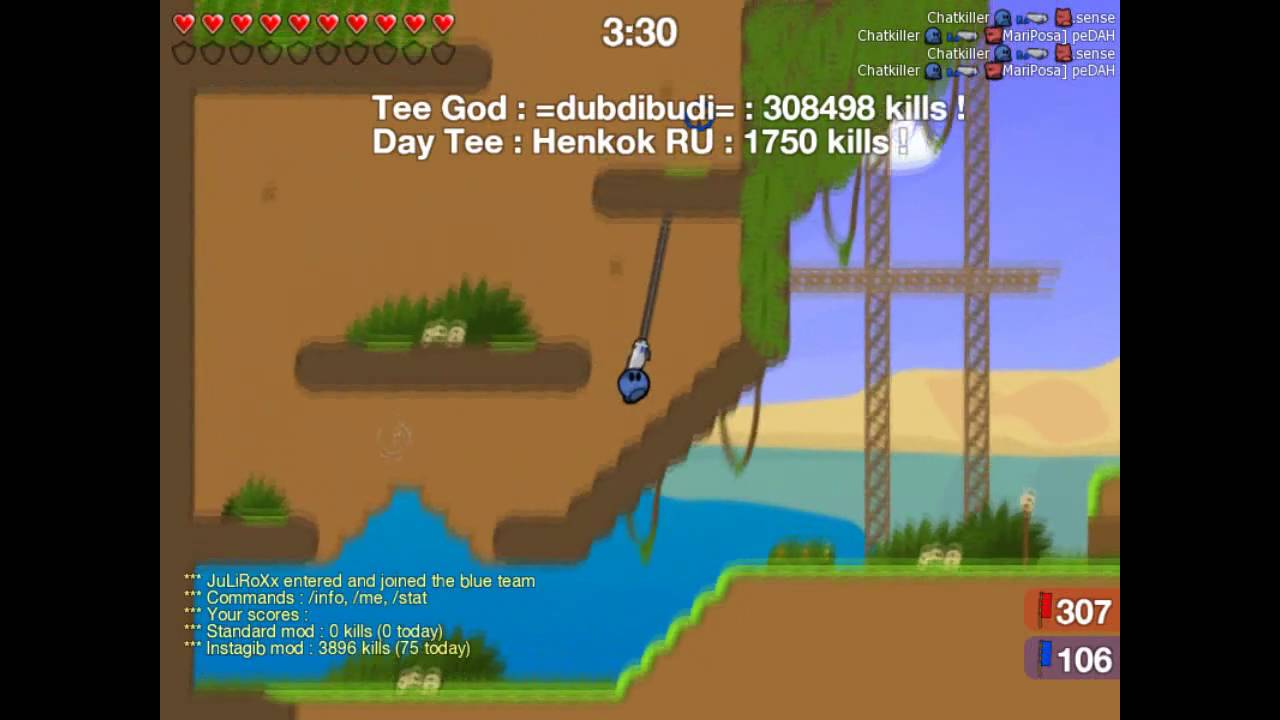 Teeworlds Aimbot (+Erklärung vom Spiel) - YouTube