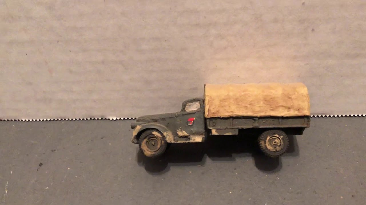 💥1/72 scale WW2 Russian Truck model💥Built & painted. Resin and Metal ...