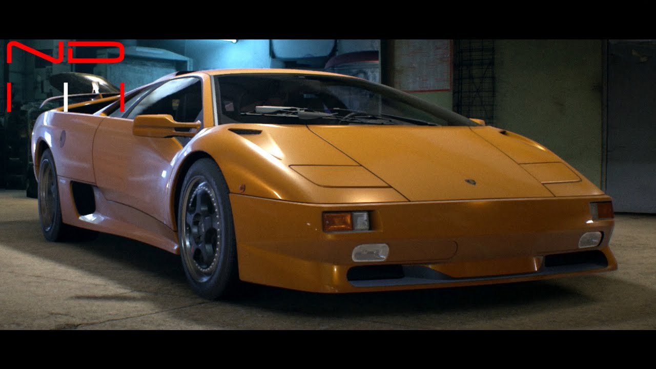 Lamborghini Diablo SV (1995) - Stock - NFS2015 Sound - YouTube