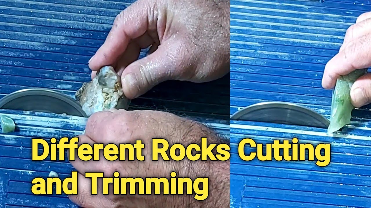 How to trimming Colorful Rocks for Jewelry | How to make Agate stone ...
