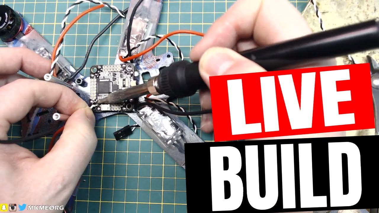 🔴Soldering Flight Controller & ESC's- Blue Falcon Freestyle Drone - YouTube