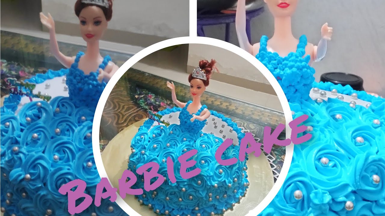 How to make sponge cake for beginner... Barbie cake ||Aliya's World ...