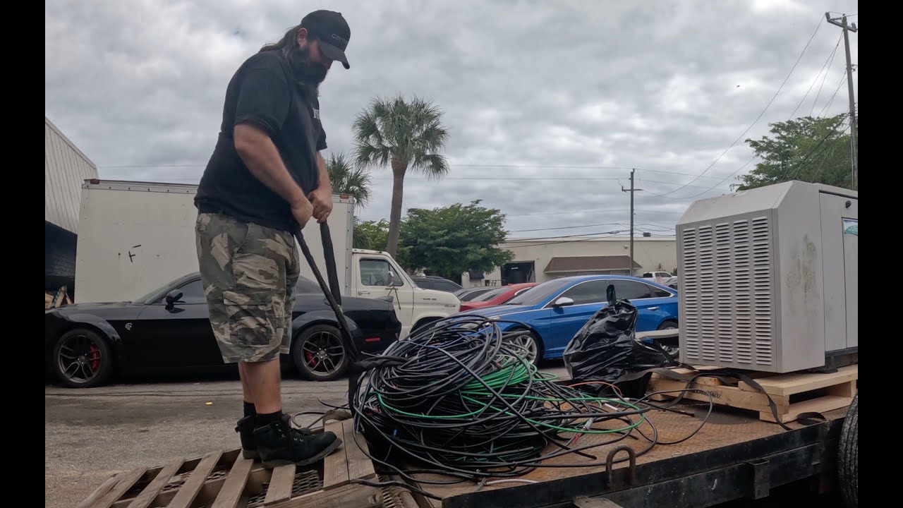 500 Lbs Of Copper Stripped With The Copper King - YouTube