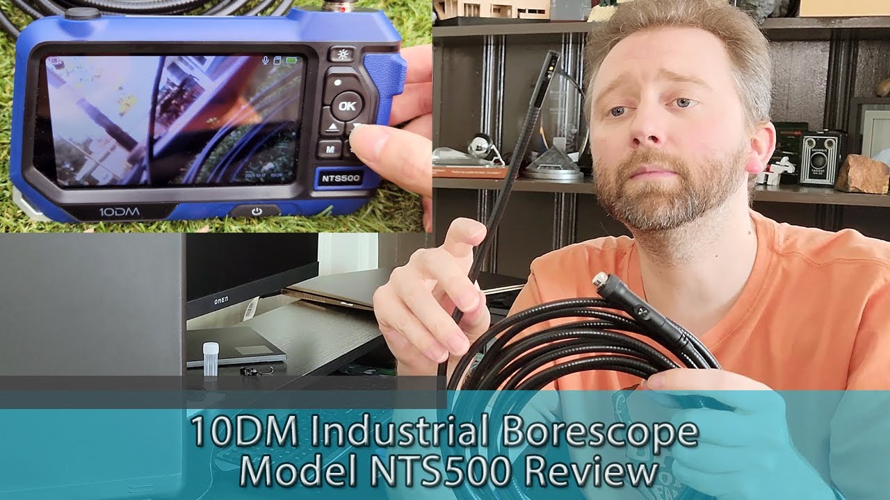 HOW A BORESCOPE WORKS - 10DM Industrial Borescope Review - YouTube