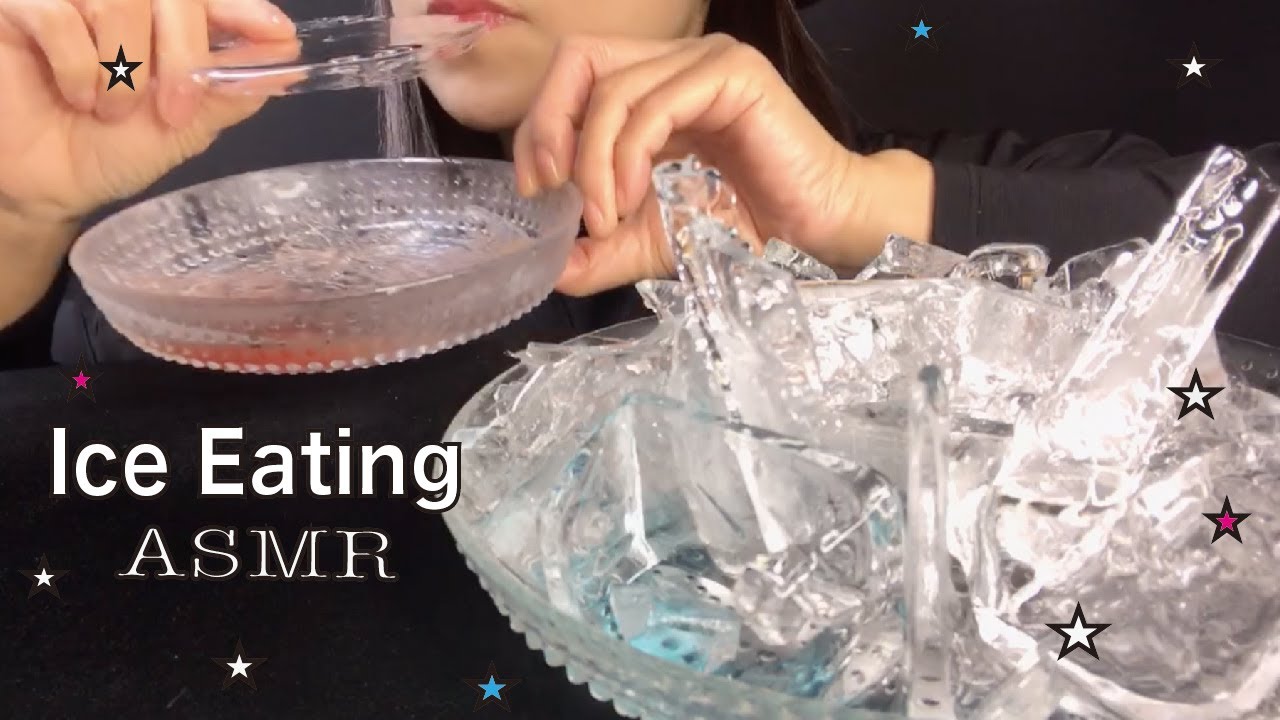 【ASMR】Ultra-thin ice & crispy ☆ ICE EATING SOUNDS - YouTube