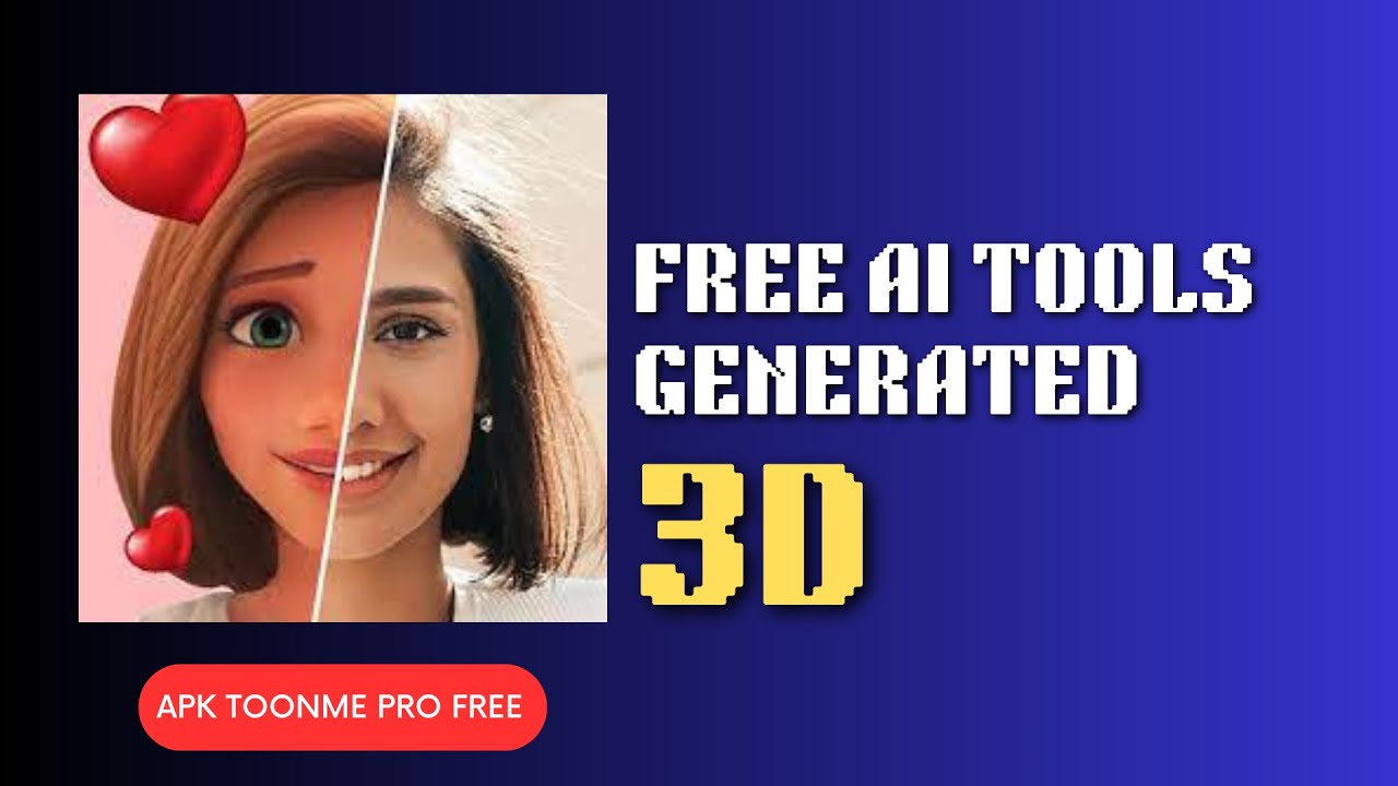 Free AI Tools Foto Generated Kartun 3D - YouTube
