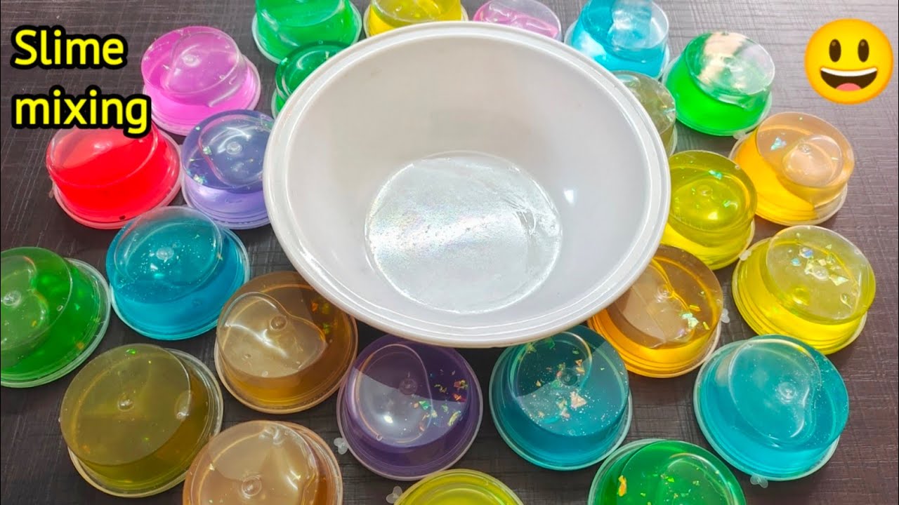 All colours Slime mixing/ satisfying Slime video/Fun Mixing - YouTube