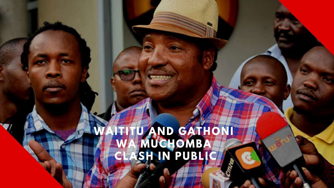 Waititu and Gathoni wa Muchomba clash in public - YouTube