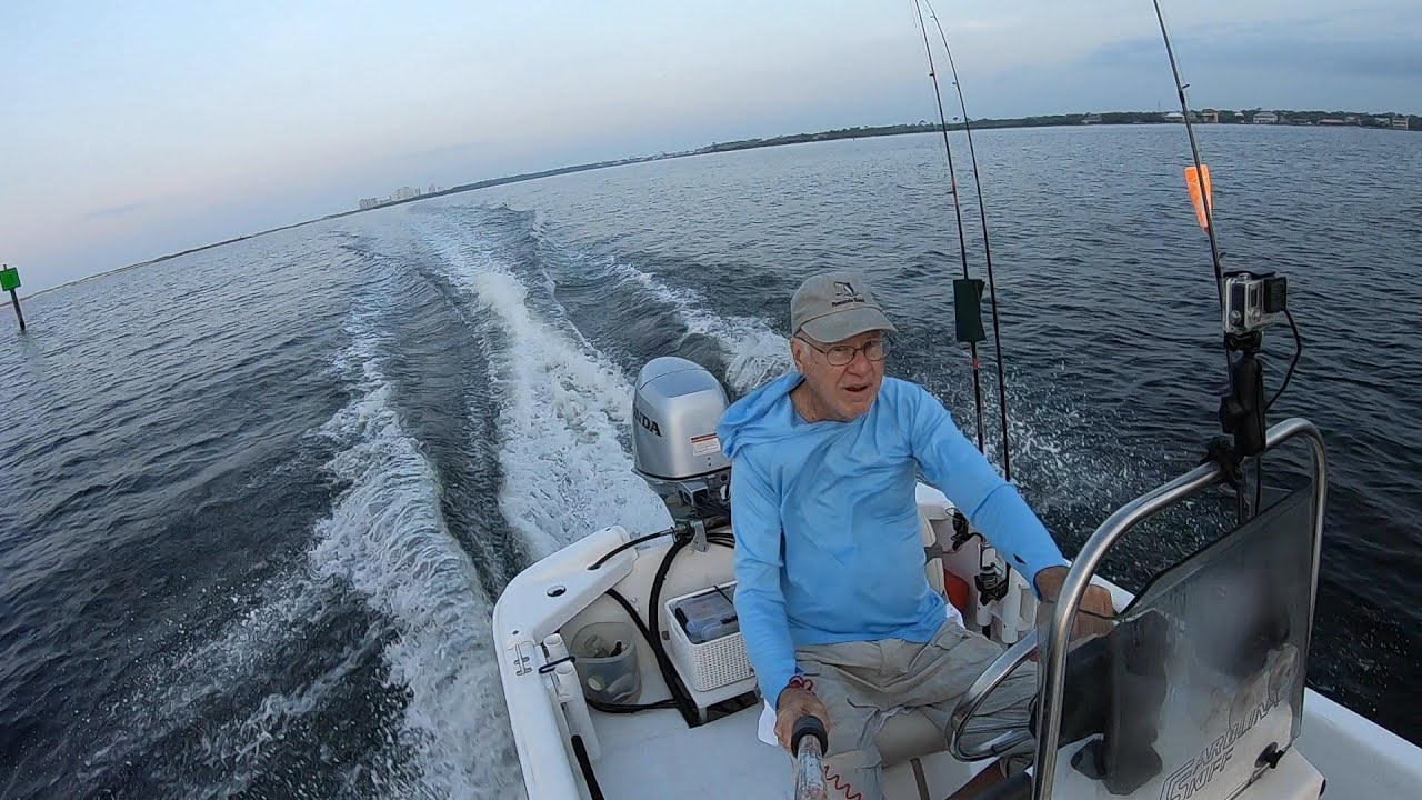 Fishing Big Lagoon in my Carolina Skiff - YouTube