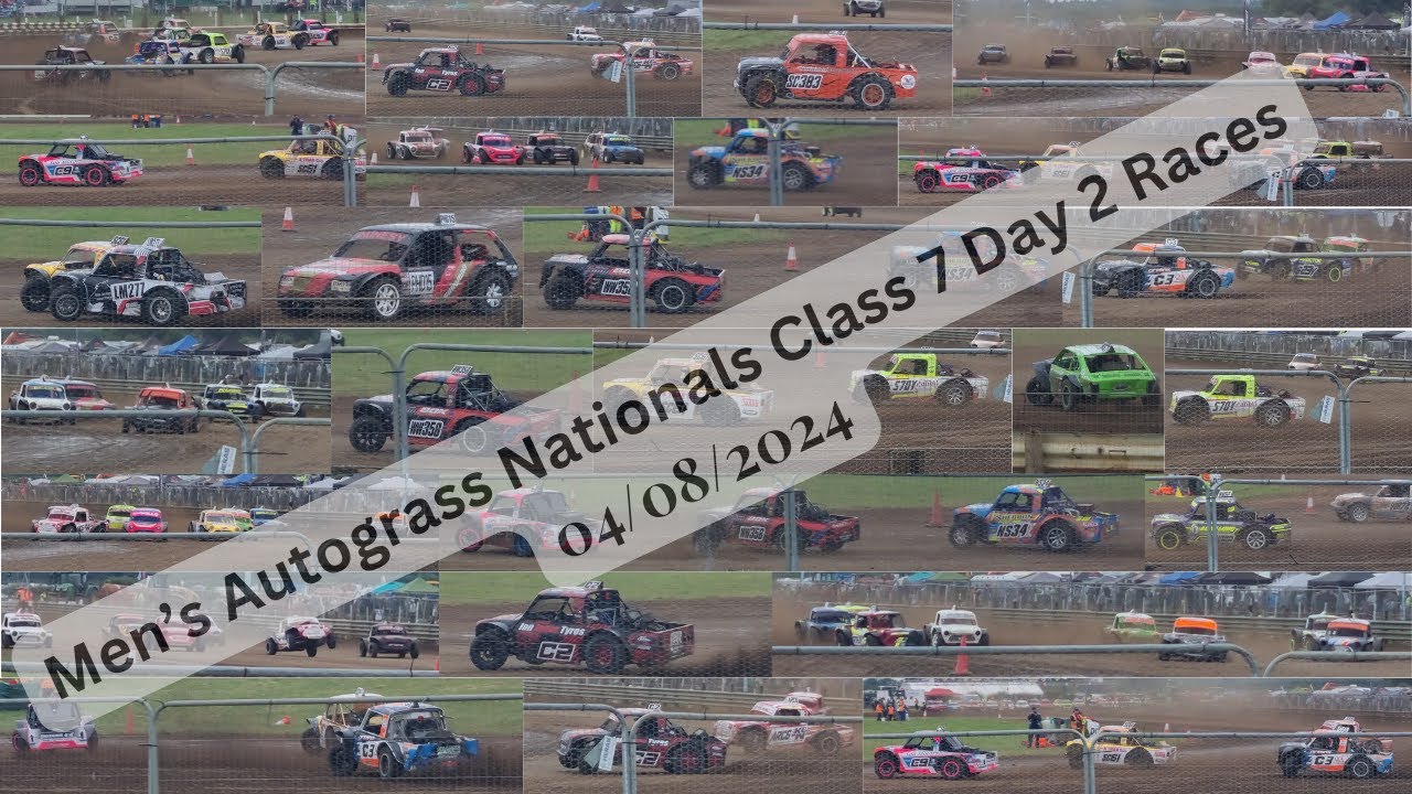 Men's Autograss Nationals Class 7 Day 2 Compilation 4th August 2024 ...