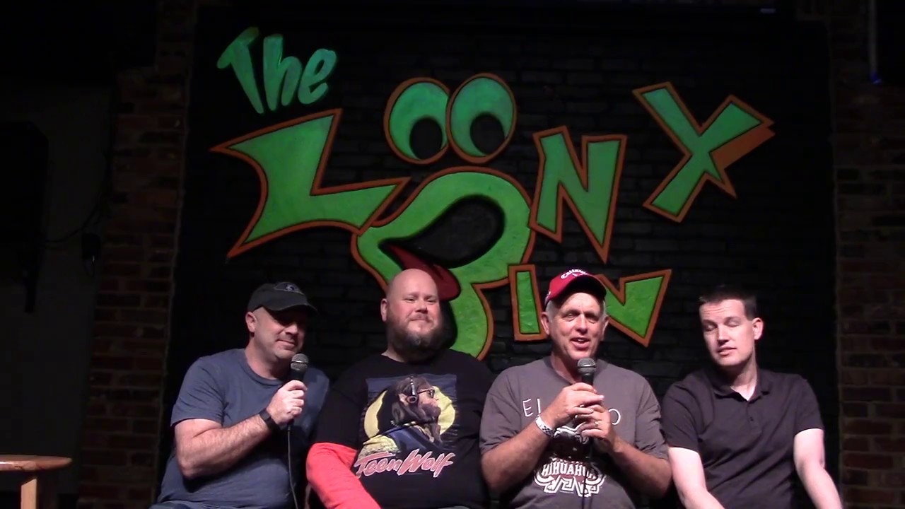 Jeff and Roy with the weekly winners of the World Series of Comedy ...