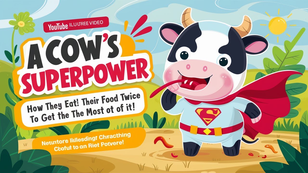 A Cow's Superpower: How They Eat Their Food Twice to Get the Most Out ...