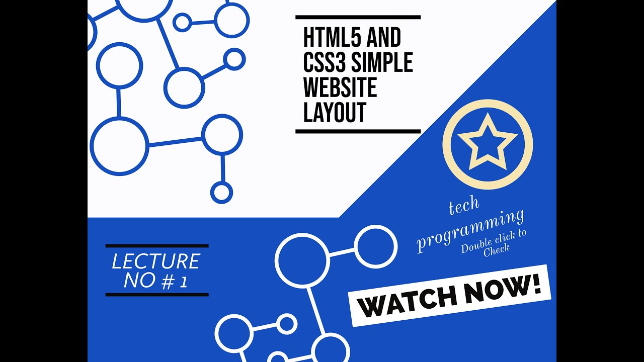 Html5 and Css3 Website Layout Design | Lecture No # 1 - YouTube