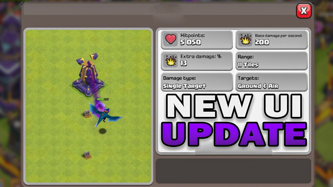 Here Comes The New CLASH OF CLANS UI October UPDATE 2023 - YouTube