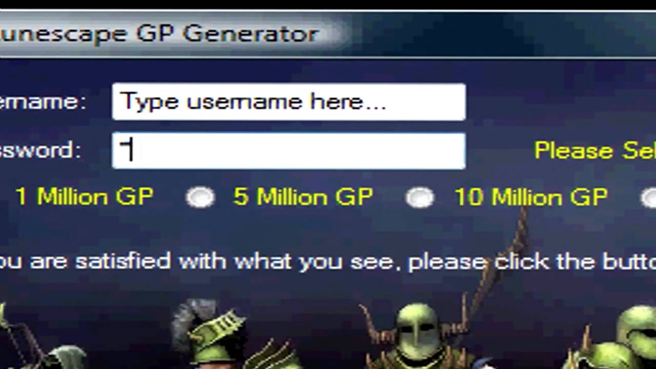 First Ever Working Runescape GP Generator! *V3 IS NOW RELEASED!* - YouTube