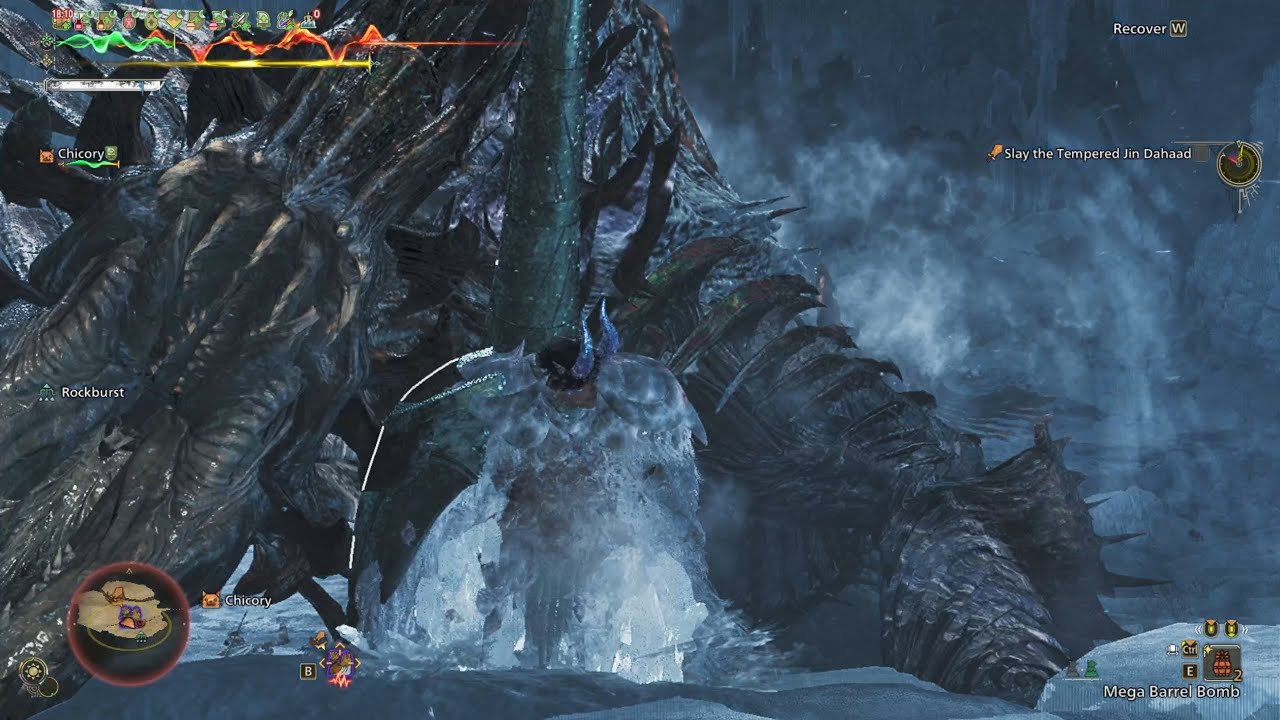 MonHun Wilds 1080 Ti (85) 9★ Tempered Jin Dahaad (16'10"07) Leviathan ...