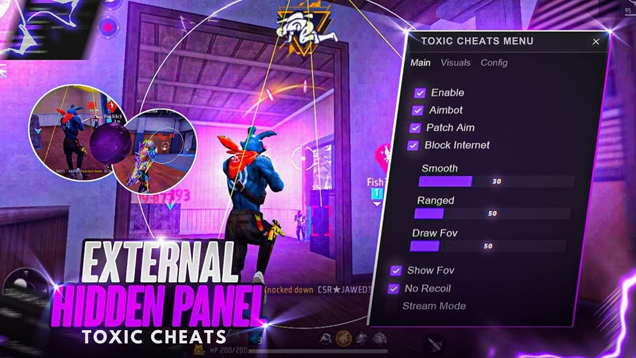 FREE PANEL PC GRATIS OB47 ANTIBAN | SPEED || TOXIC CHEATS PANEL || ANTI ...