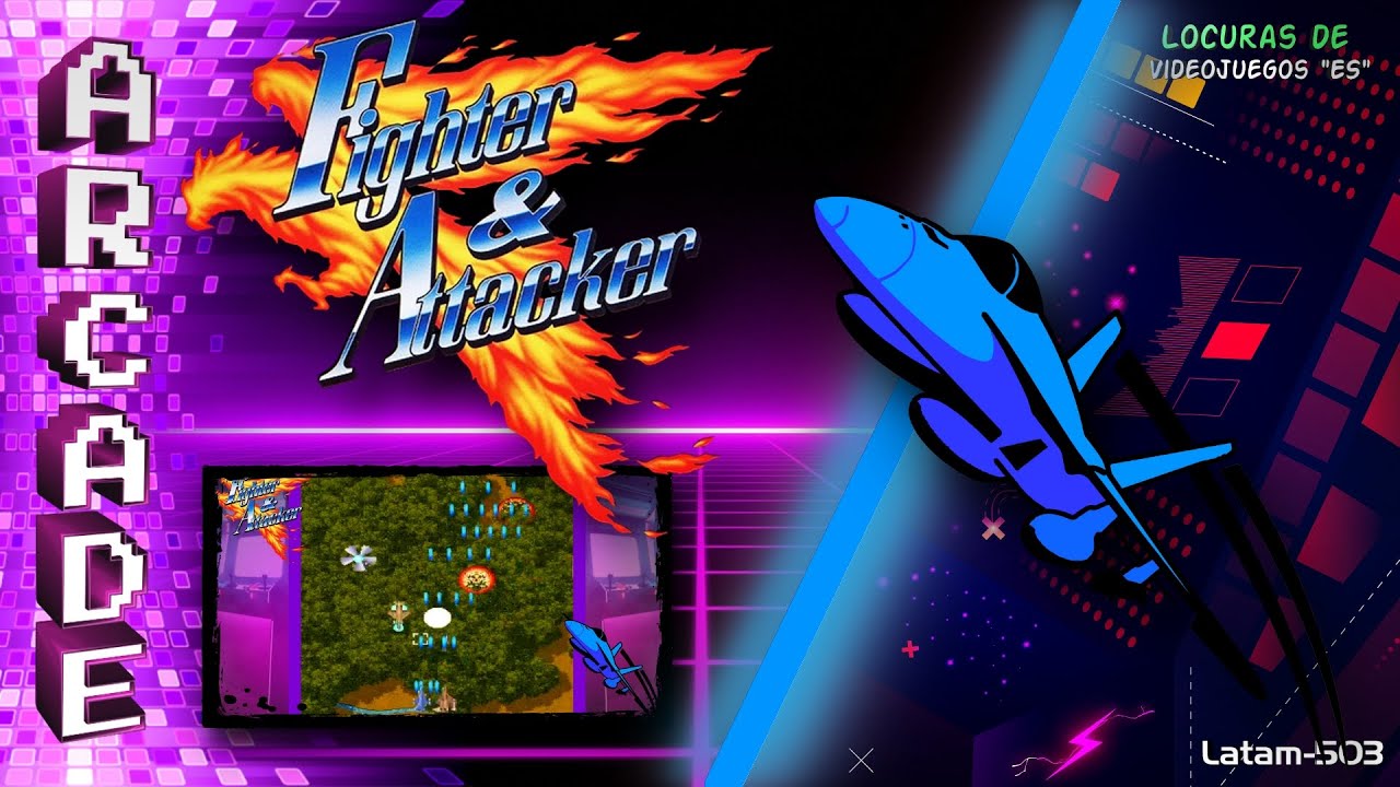 Fighter & Attacker | Arcade-Game | emulado-PC | - YouTube