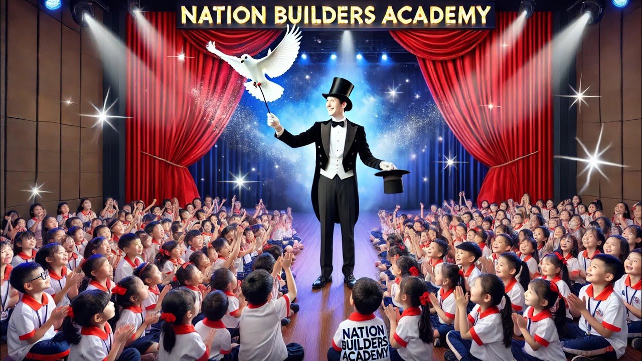 Magic Show in Nation Builders Academy - YouTube