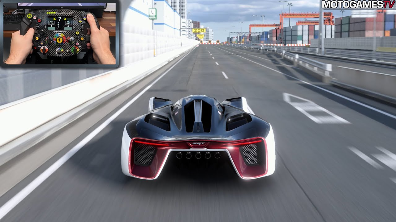 Gran Turismo 7 - Dodge SRT Tomahawk GTS-R VGT | Thrustmaster SF1000 ...