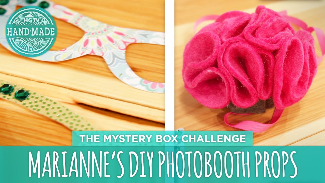 Marianne's DIY Photobooth Props - HGTV Handmade Mystery Box Challenge ...