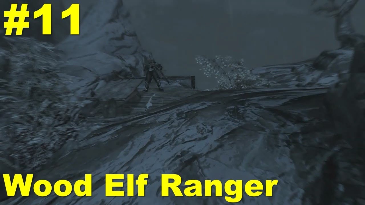 Skyrim Wood Elf Daedric Armor Ranger on Legendary Difficulty - 11 - YouTube