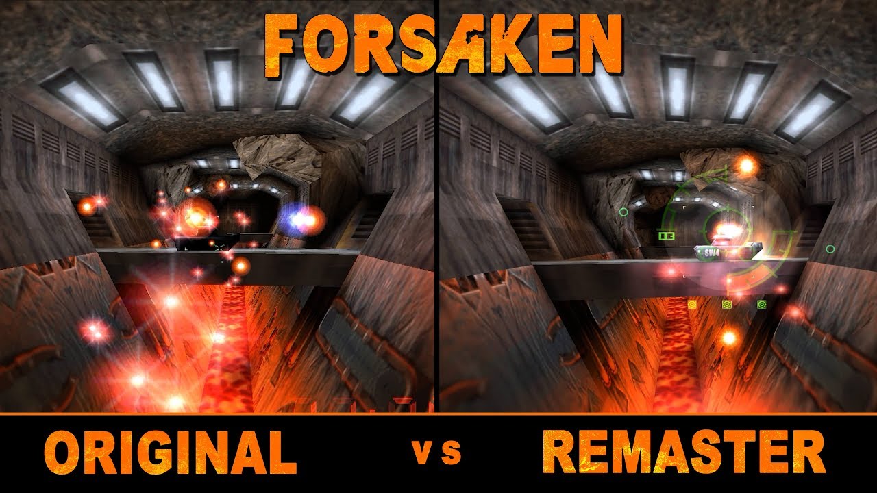 Forsaken Original vs Remaster (1998 vs 2018) Comparison (in 4K) - YouTube