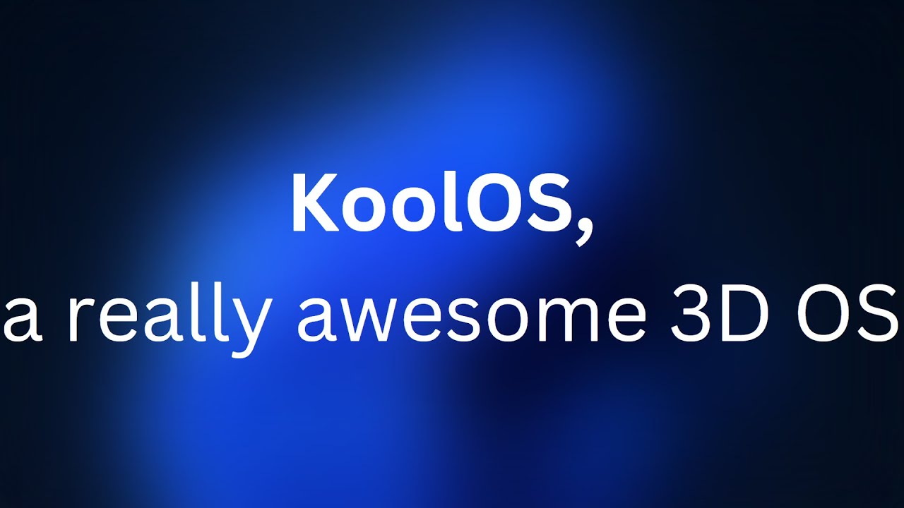 KoolOS | A modern 3D OS. - YouTube