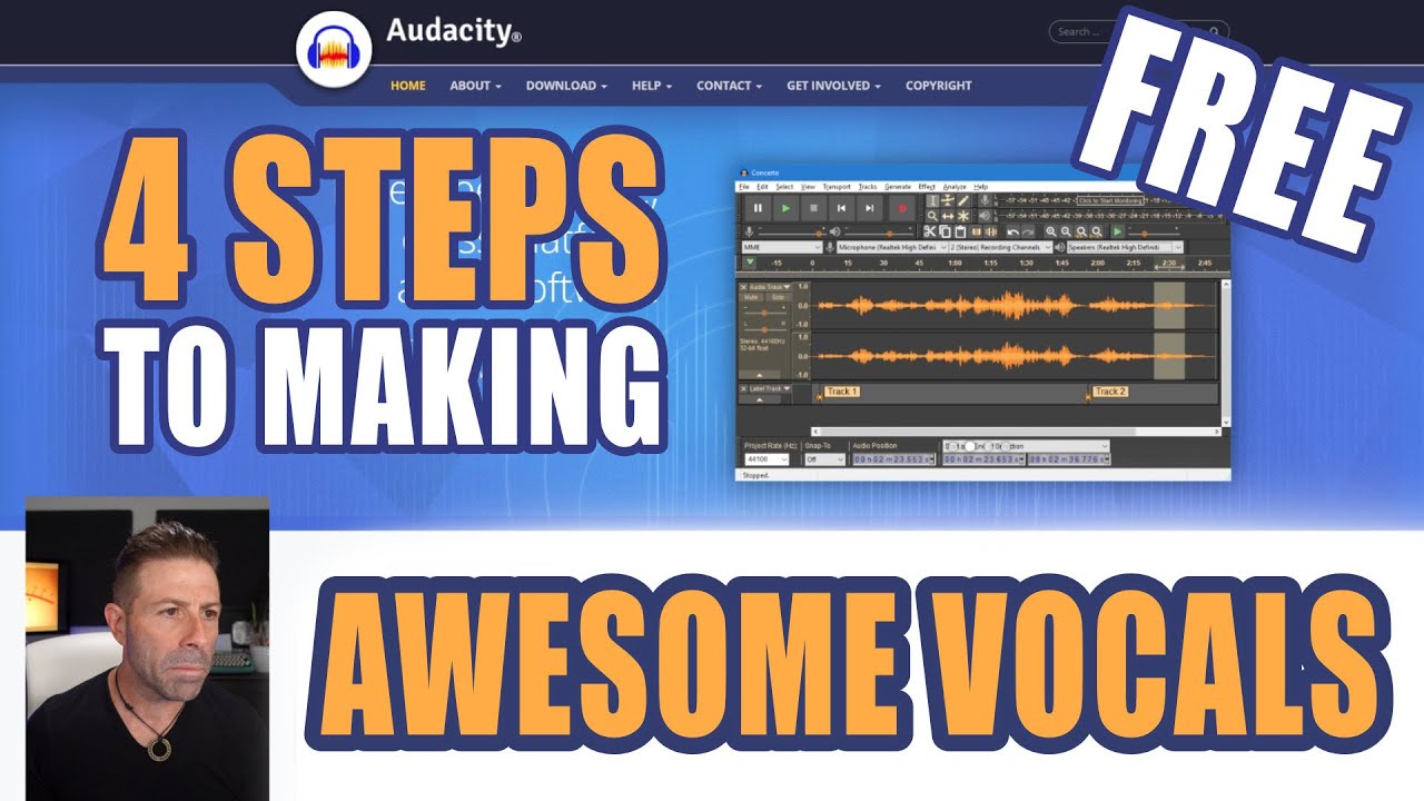 Audio Editing Like A Pro - 4 Easy Steps With This FREE App - YouTube