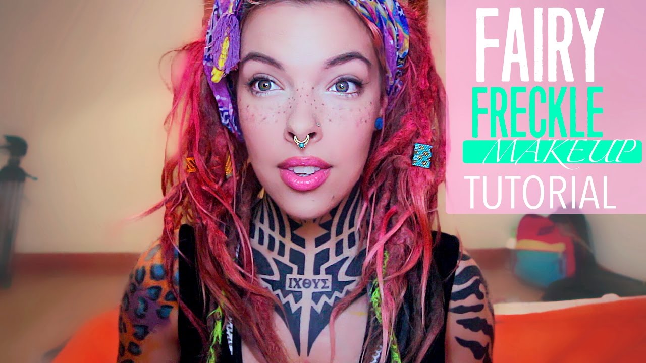 EASY Freckle Makeup Tutorial — Cute & Quick - YouTube