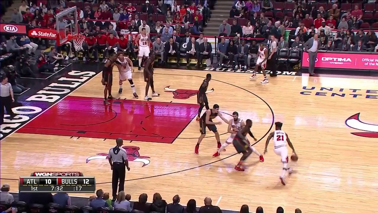 Rajon Rondo first half highlights against the Atlanta Hawks 4.1.17 ...