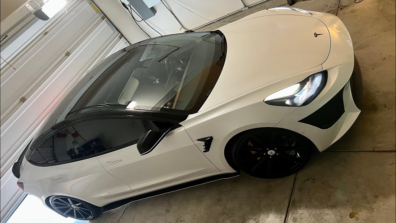 My 2021 Tesla Model 3 Modded with Ebay after market cosmetics. (Before ...