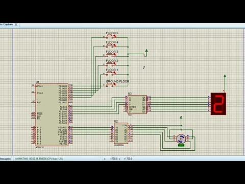 Elevator -Proteus and keil_5 project Embedded System practical - YouTube