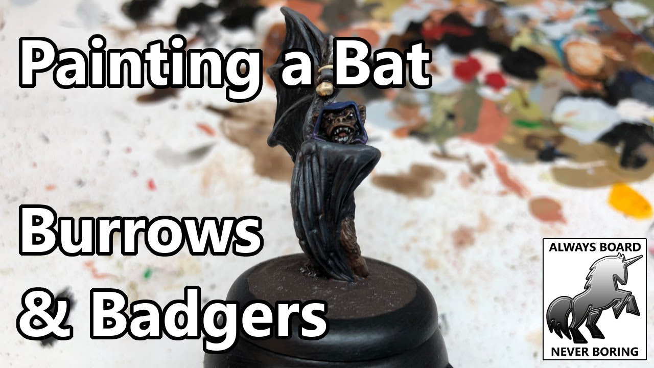 How to Paint a Bat Assassin for Burrows and Badgers (Oathsworn ...