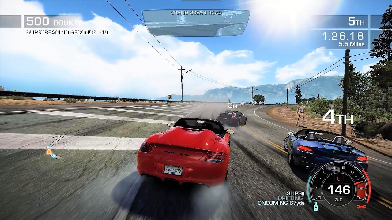 Porsche Boxster Spyder Roadster Reborn NFS Hot Pursuit GamePlay - YouTube