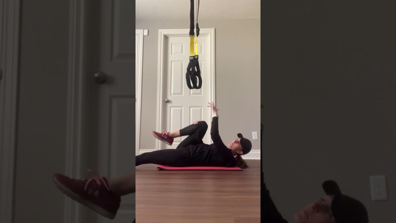 Exercise library: cross body low back stretch - YouTube