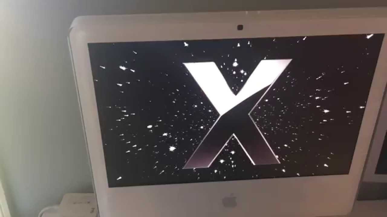 2007 White iMac OS X Snow Leopard Installation - YouTube