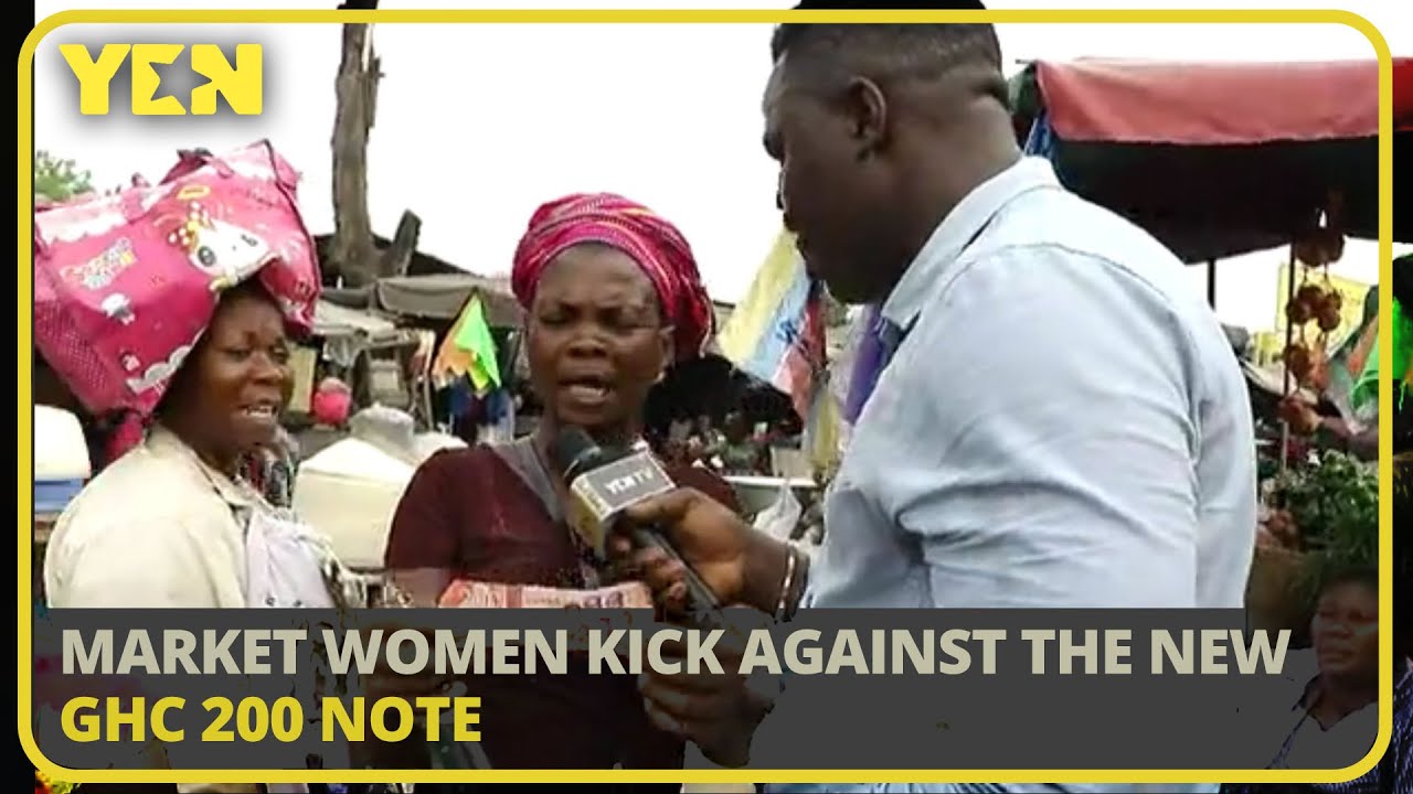 How convenient is it to use the new GHC 200 note at the market? | #Yencomgh - YouTube