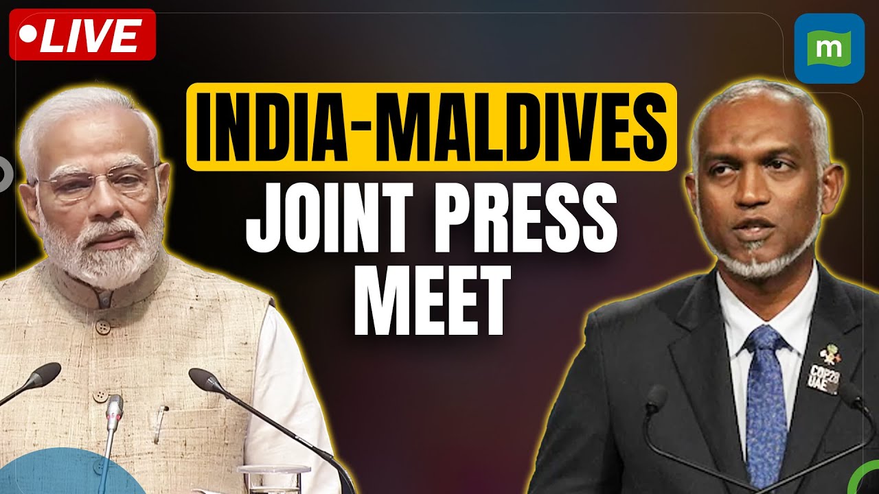 LIVE: PM Modi And President Mohamed Muizzu Of Maldives Attend The Joint ...