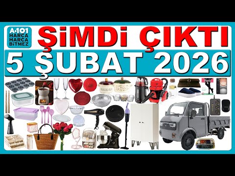 A101 5 ŞUBAT 2026 | SEVGİLİLER GÜNÜ AKTÜEL | A101 ELEKTRİKLİ KAMYONET | A101 HALI YIKAMA MAKİNESİ