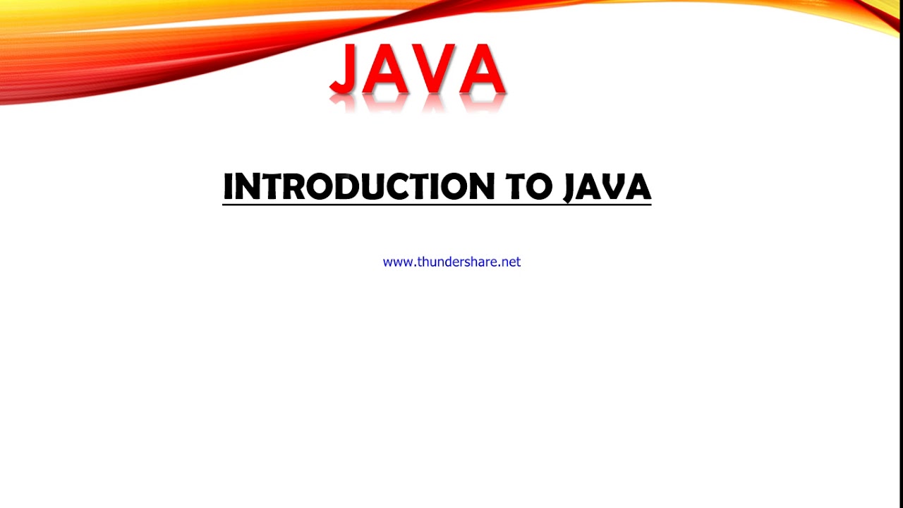 Java. Lesson 1 - YouTube