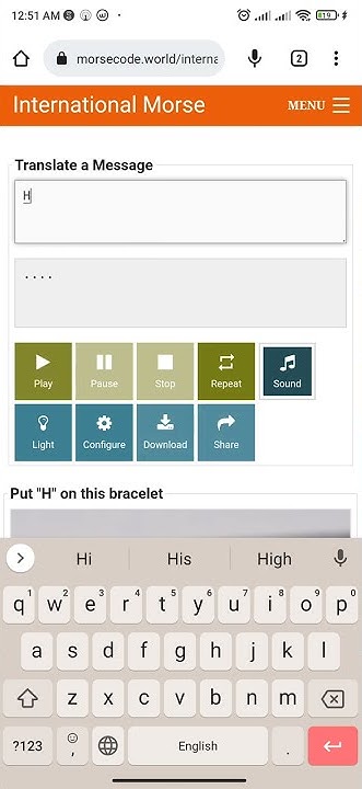 text to Morse code translator . how to convert text to Morse code - YouTube