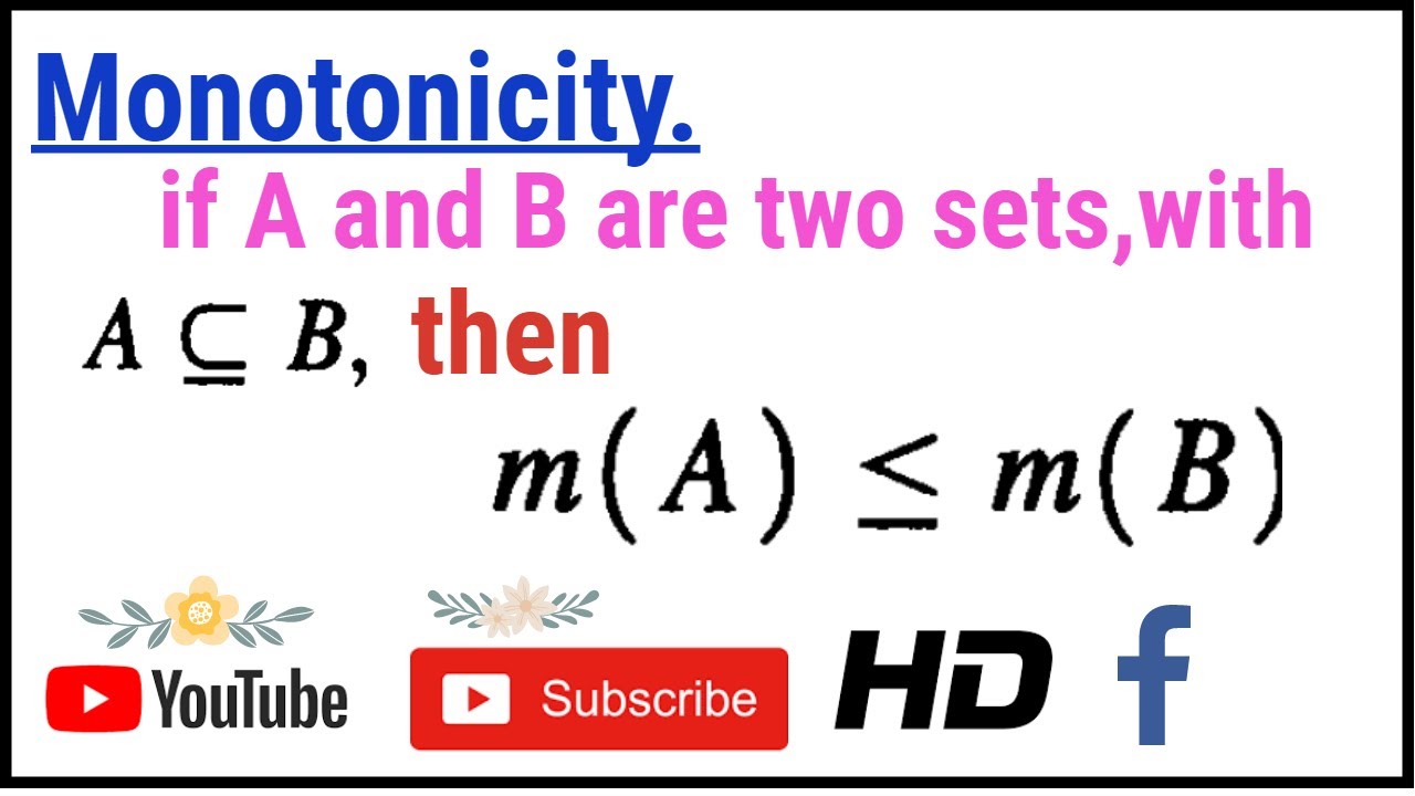 Monotonicity property proof - YouTube
