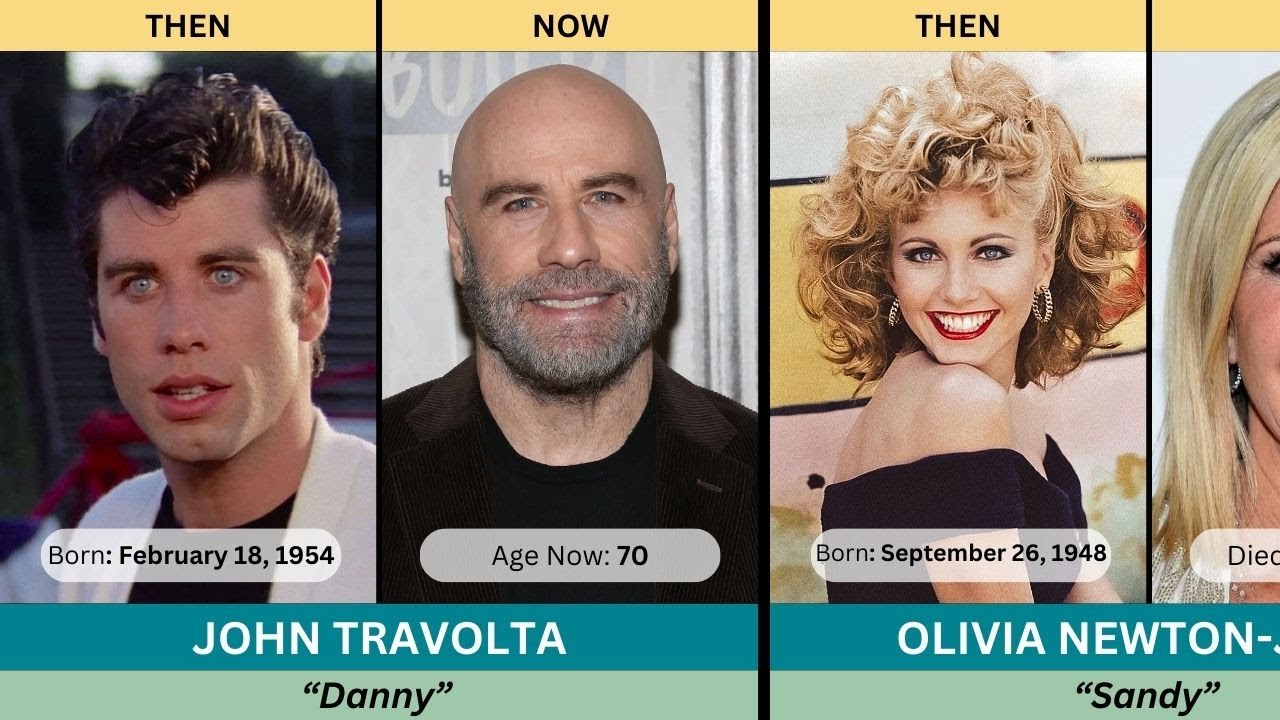 GREASE (1978) Then and Now 2025! - YouTube