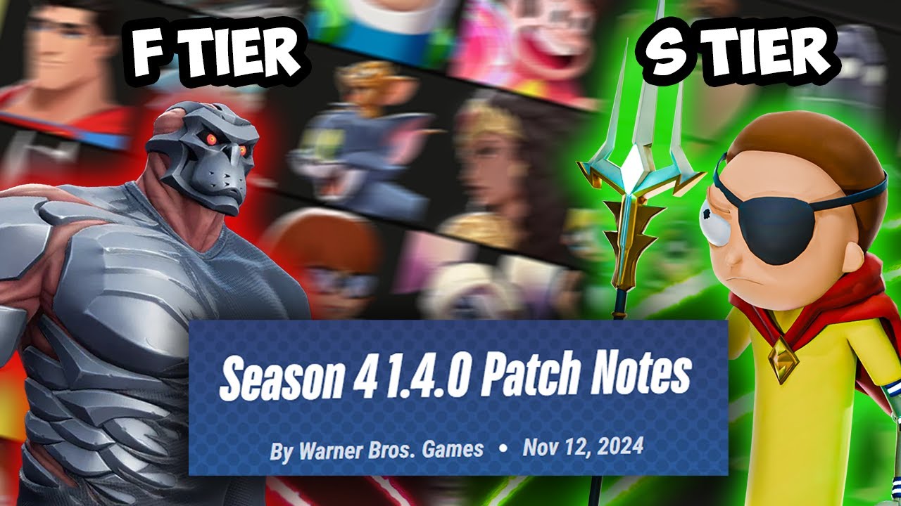 MultiVersus Season 4 Patch 1.4.0 Official Patch Notes + Reaction - YouTube